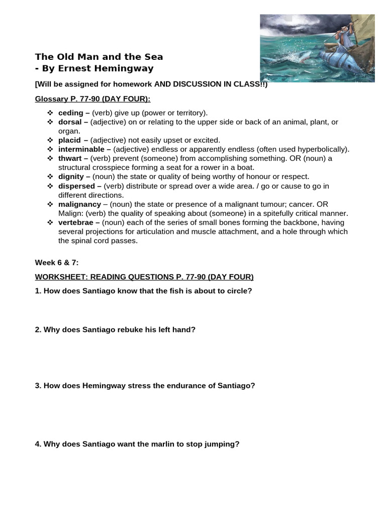 WORKSHEET Week 6 (PRINT STUDENTS) | PDF