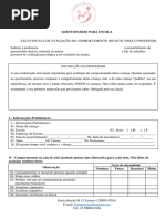 Anamnese TEA | PDF | Espectro do autismo | Família