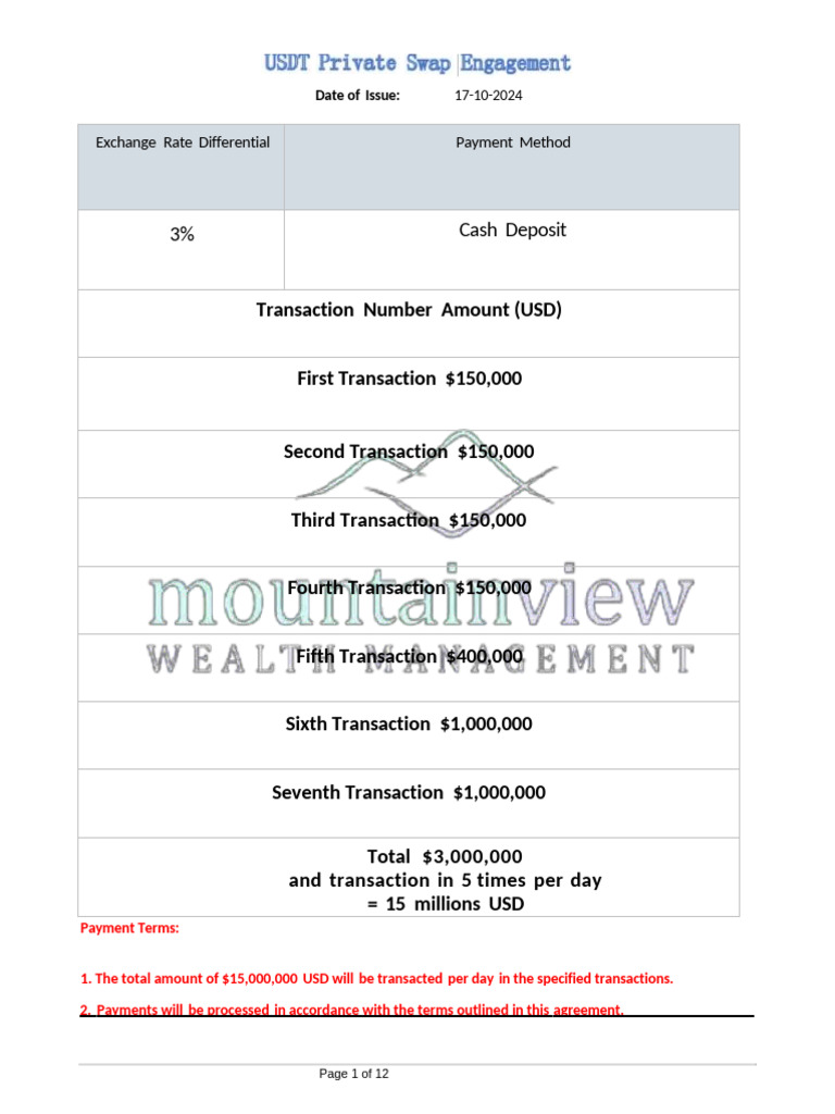 Usdt Swap New | PDF | Payments | Banks