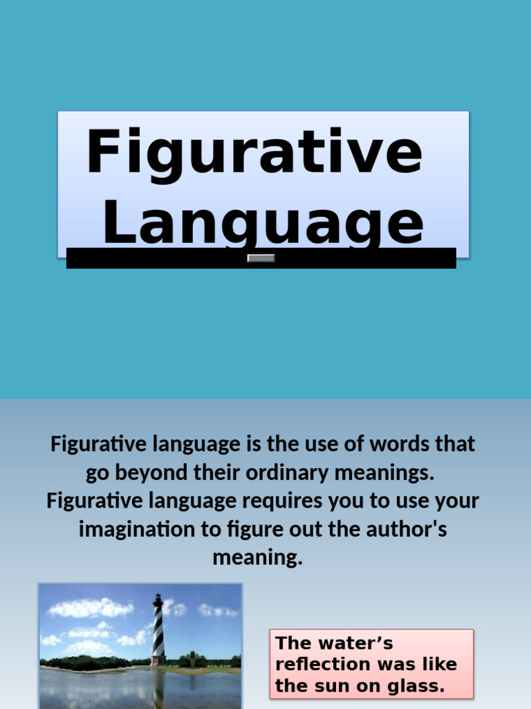 Figurative Language Explanation | PDF