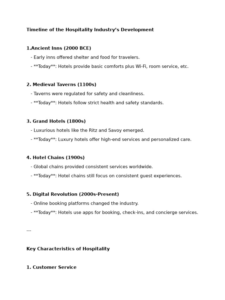 Hospitality | PDF