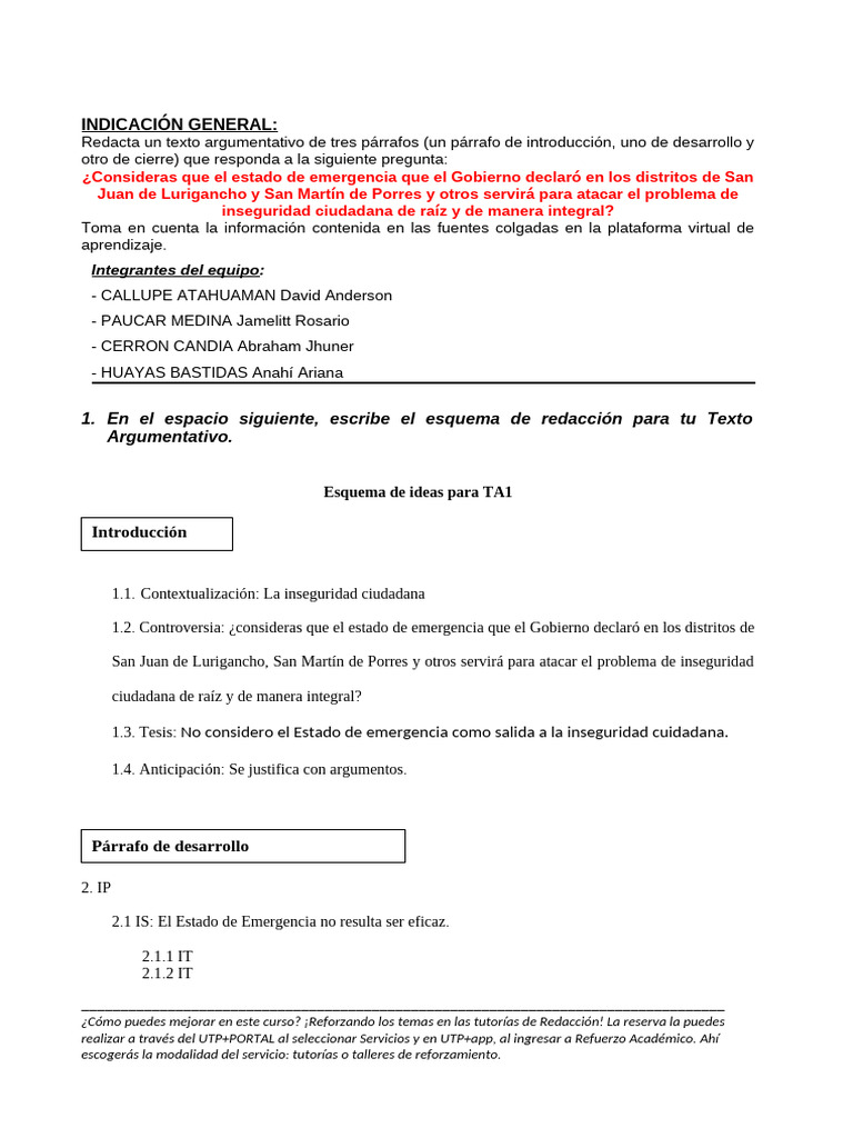 Grupo 1 Secciòn 6312 | PDF