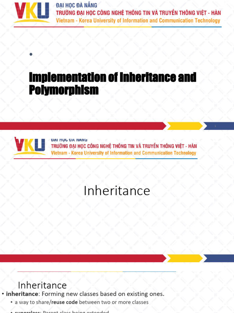 Chapter 6. Implementation of Inheritance and Polymorphism | PDF | Inheritance (Object Oriented ...