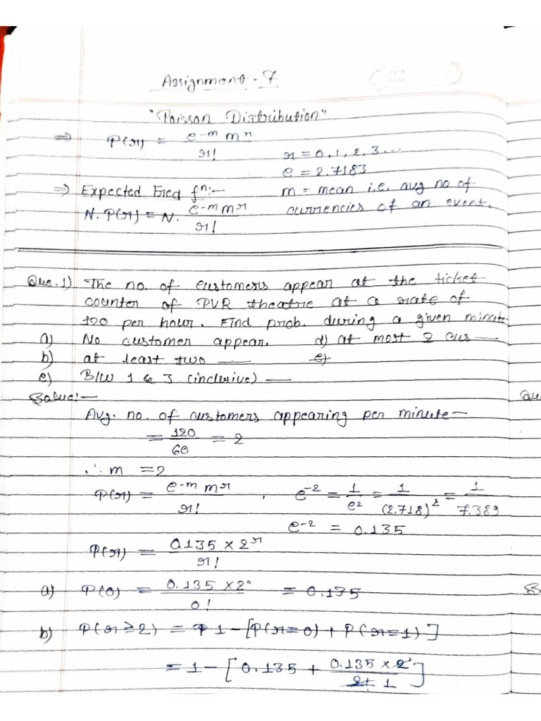 State&Prob Assignment | PDF