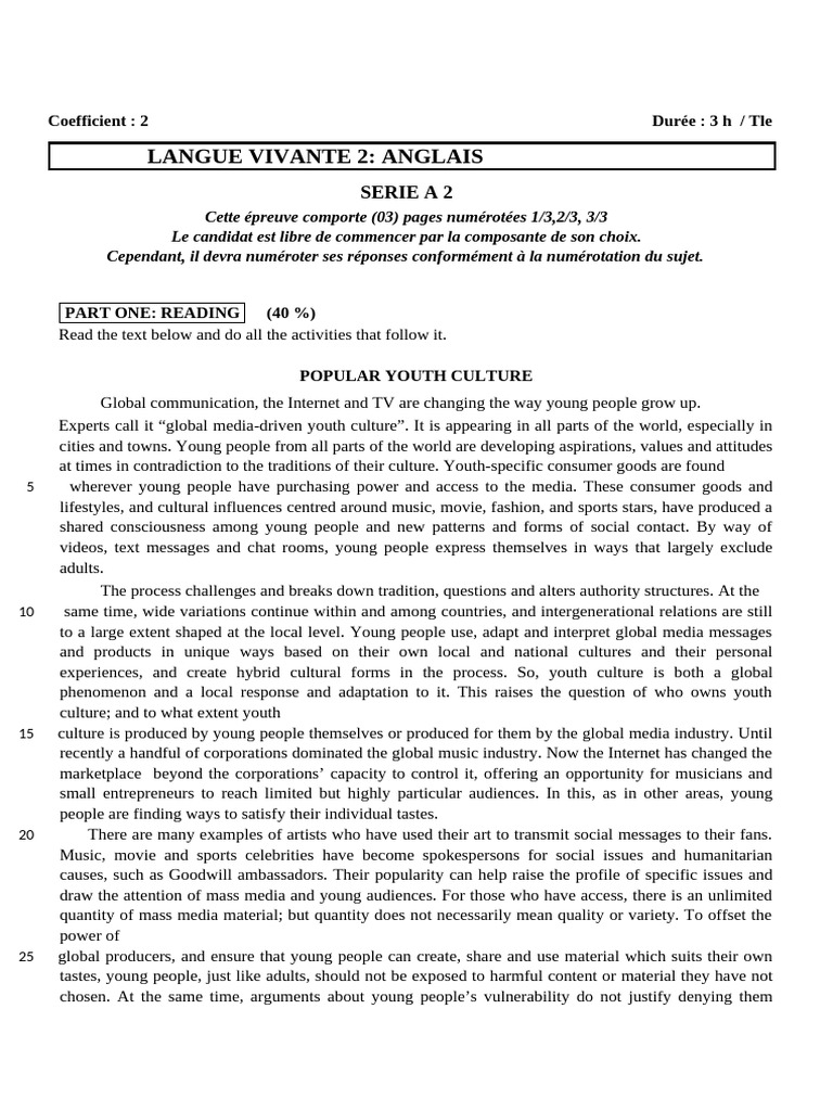 Doc Tle A2 Pdf Mass Media Mobile Phones