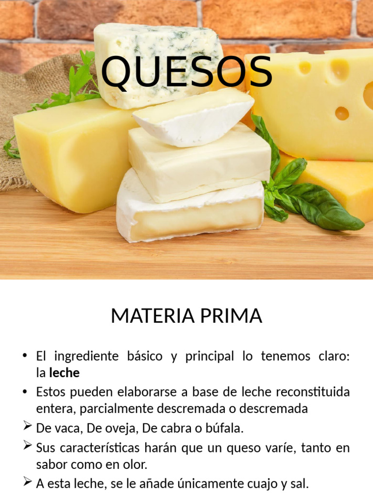 QUESOS | PDF | Leche | Queso