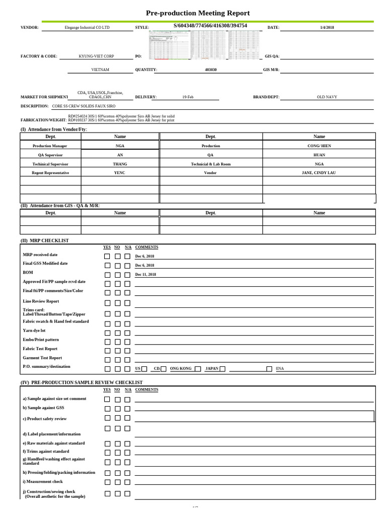 PPM Report Style#604348774566416308394754-KYUNG VIET | PDF | Seam (Sewing) | Textiles