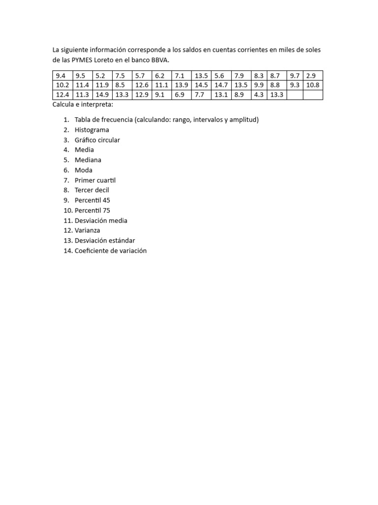 Ejercicio Práctico | PDF