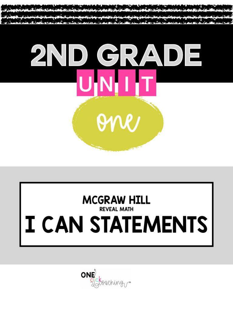 2nd Grade Math I Can Statements | PDF