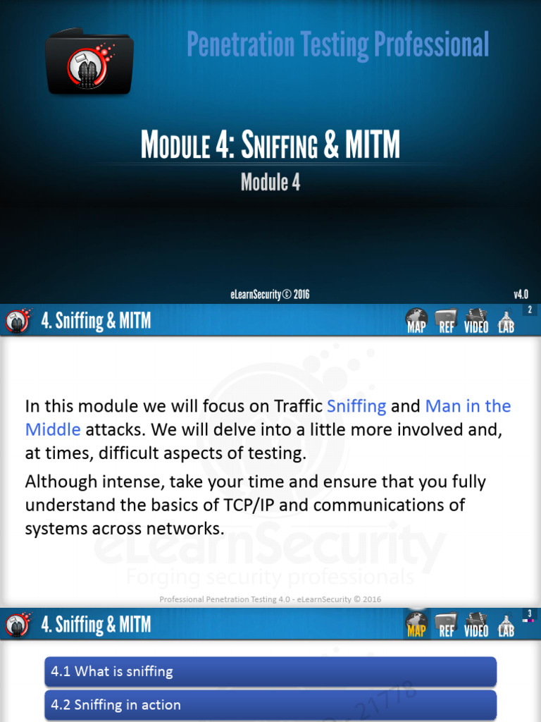 4 Sniffing and MitM Attacks | PDF | Computer Network | Transmission Control Protocol
