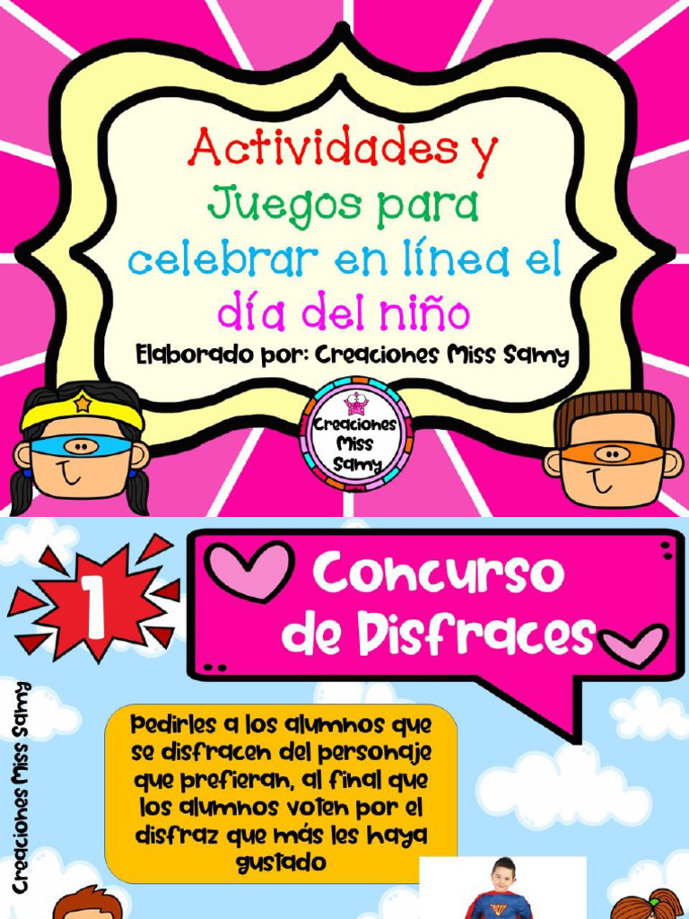 Actividades Día Del Niño | PDF