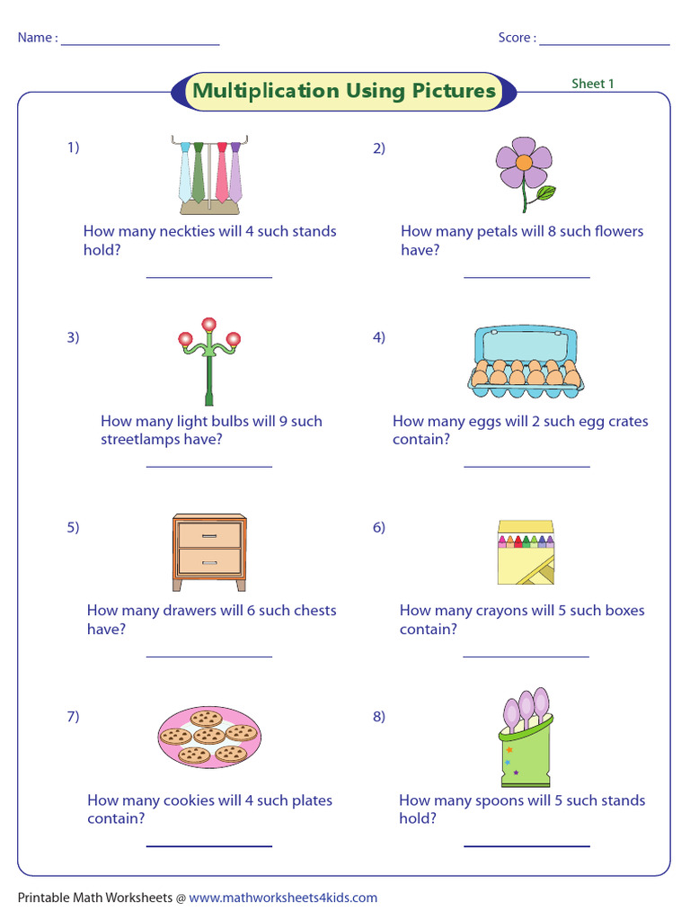 Multiplication Parts 1 | PDF