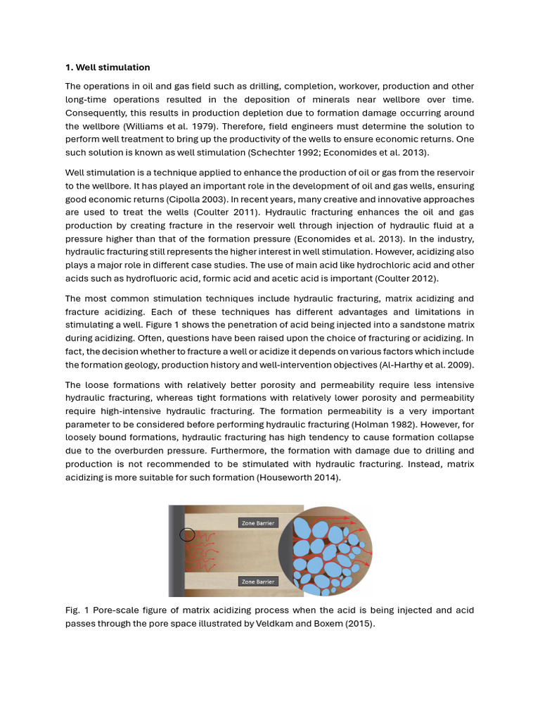 Sandstone Matrix Acidizing Techniques | PDF | Sandstone | Clastic Rock