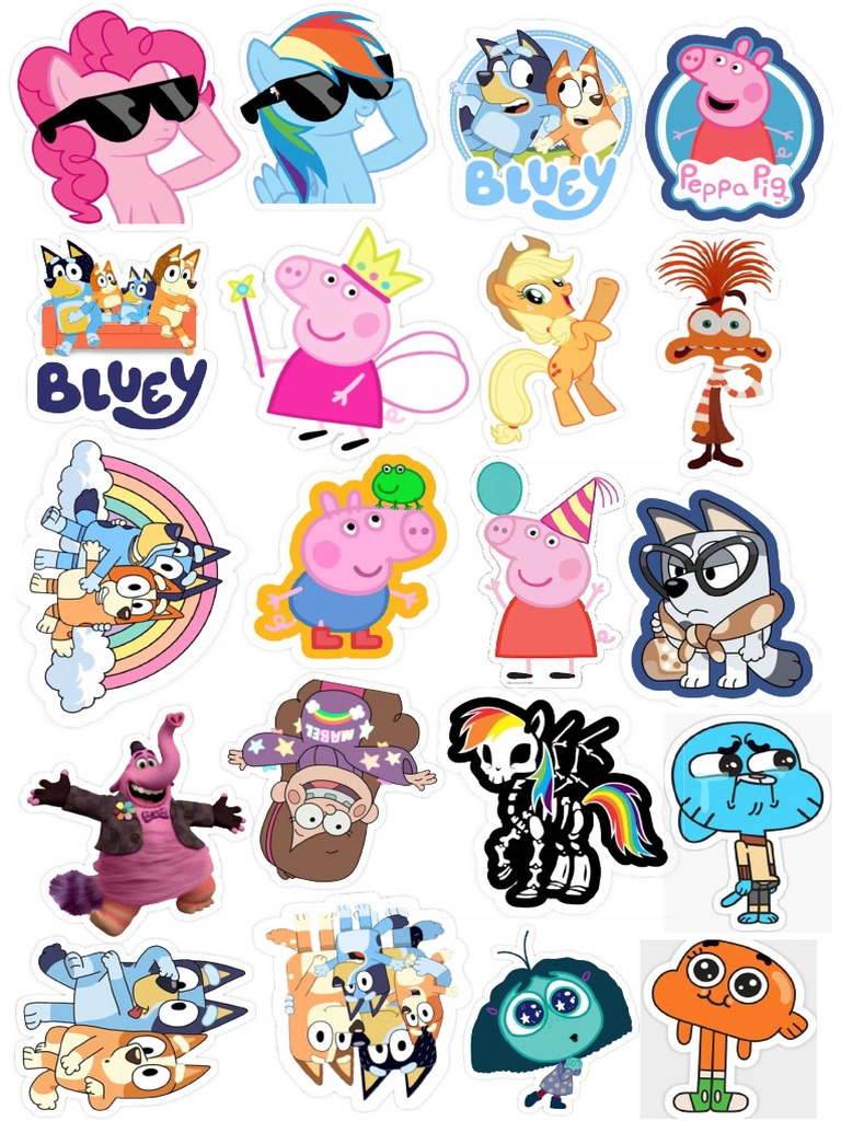 Coleccion de Stickers para Imprimir | PDF