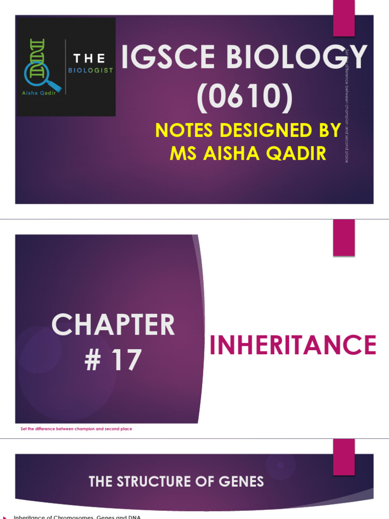 chapter # 17 inheritance | PDF | Dominance (Genetics) | Genotype