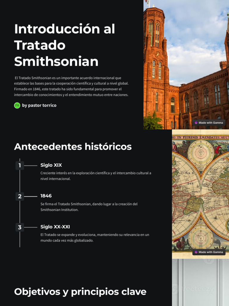 Introduccion Al Tratado Smithsonian | PDF | Institución Smithsonian | Economias