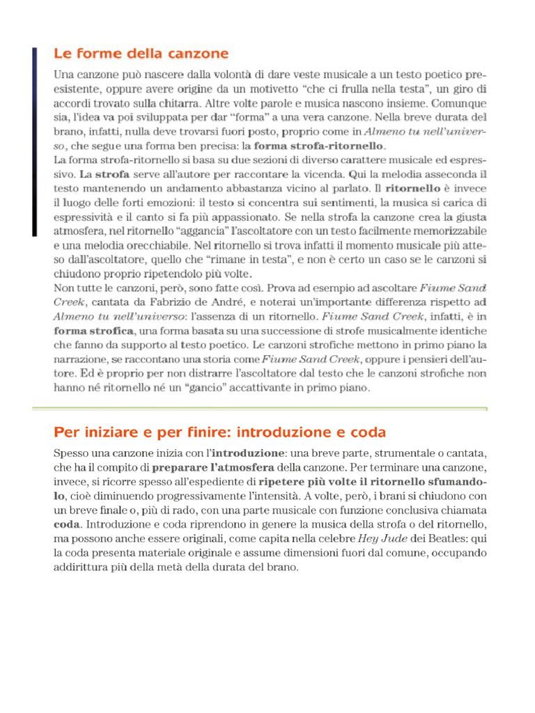 Forma Canzone PDF | PDF