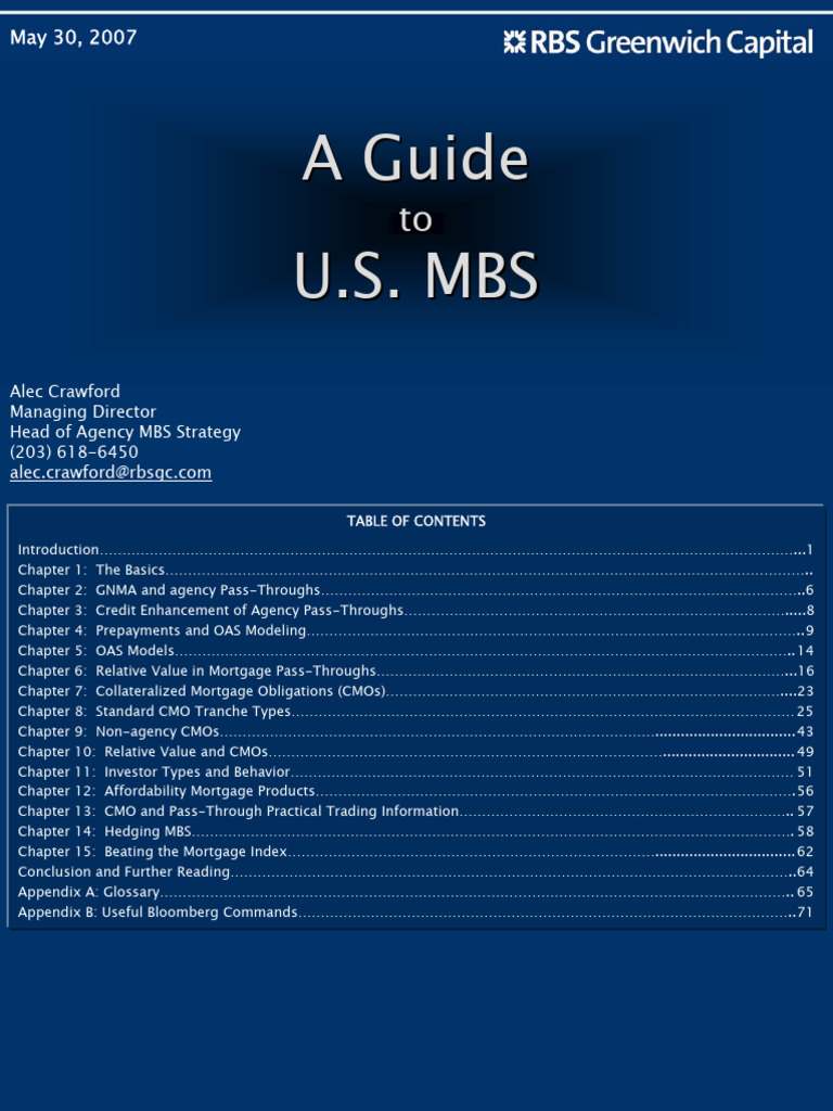 RBSGC Guide To Mbs-1 | PDF | Government National Mortgage Association ...