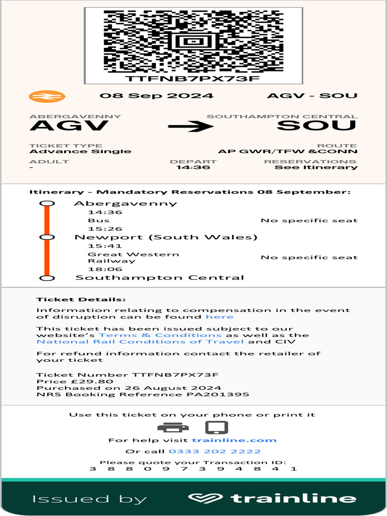 Abergavenny SouthamptonCentral 08 Sept 2024 | PDF