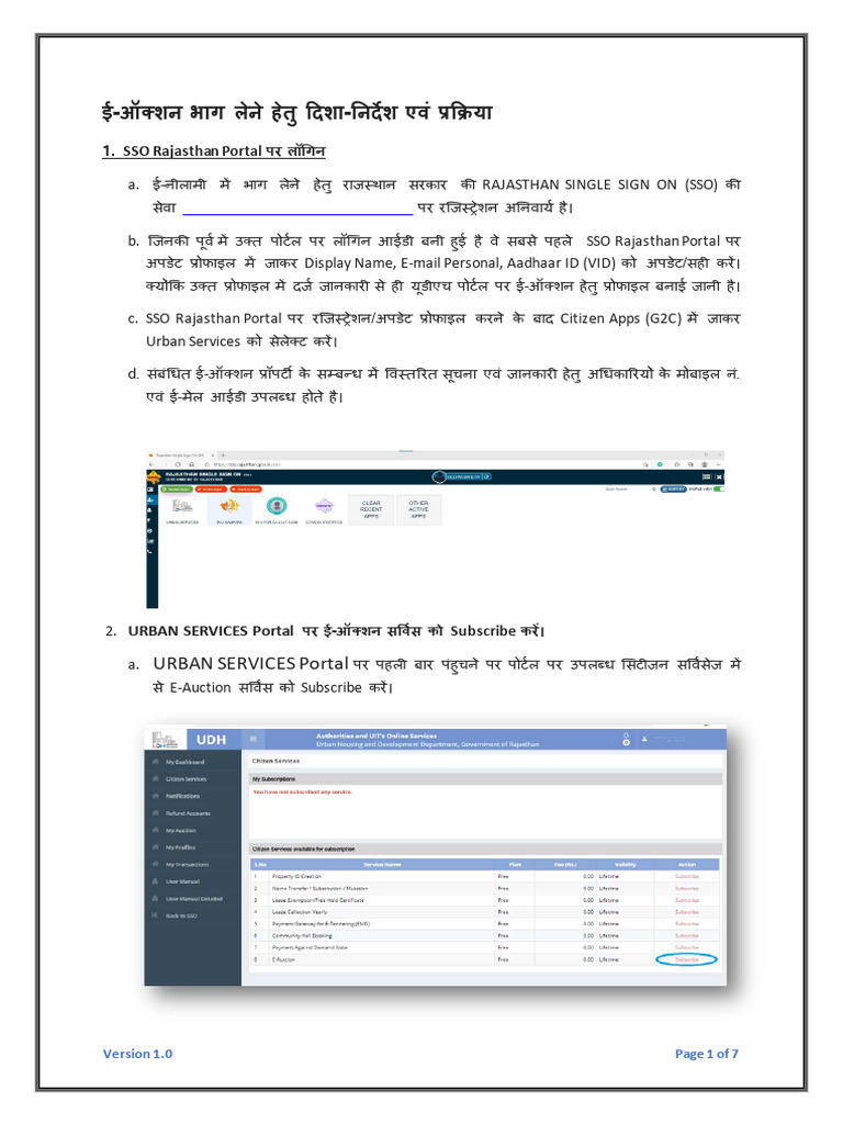 UDHe Auctionver 01 | PDF