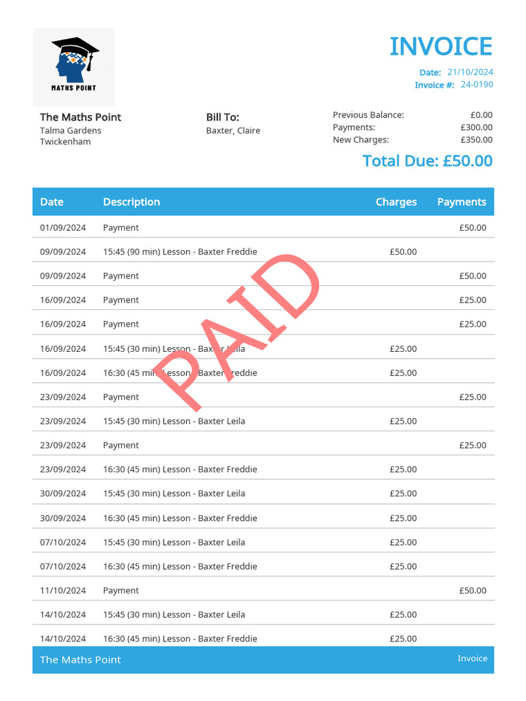 Invoice-S5-2024-10-21 | PDF | Accounting