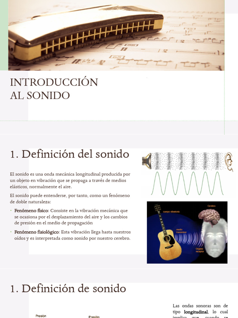 Introduccion Al Sonido | PDF | Sonido | Decibel