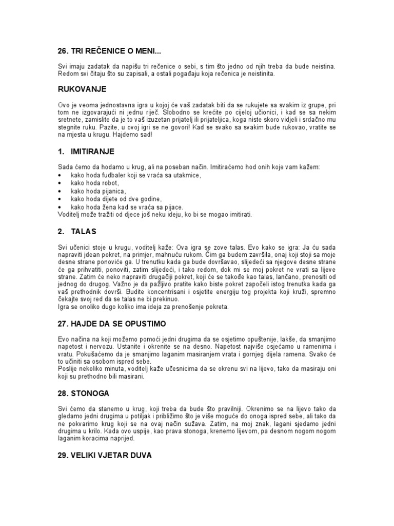 Igrice Za Radionicu | PDF