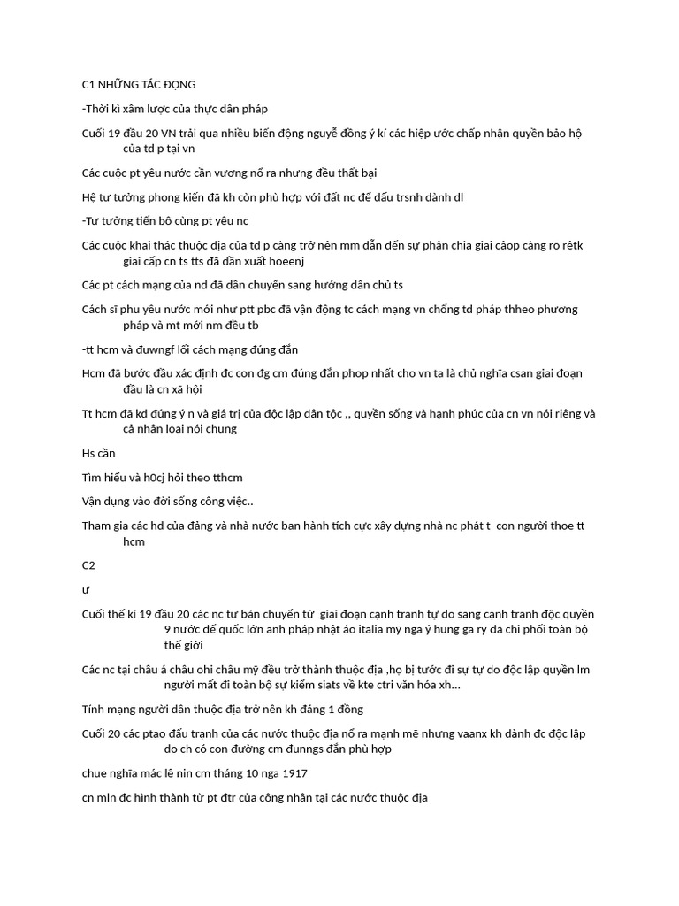 C1 NH NG Tác Đ NG | PDF