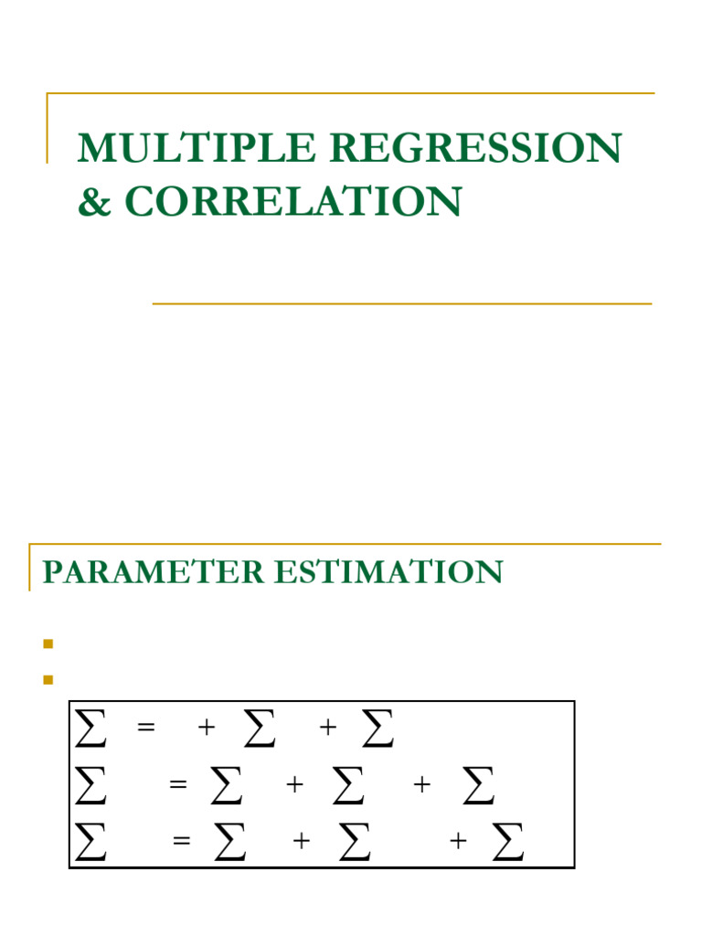 07 multiple regression | PDF | Errors And Residuals | Coefficient Of ... 07 multiple regression | PDF | Errors And Residuals | Coefficient Of ...