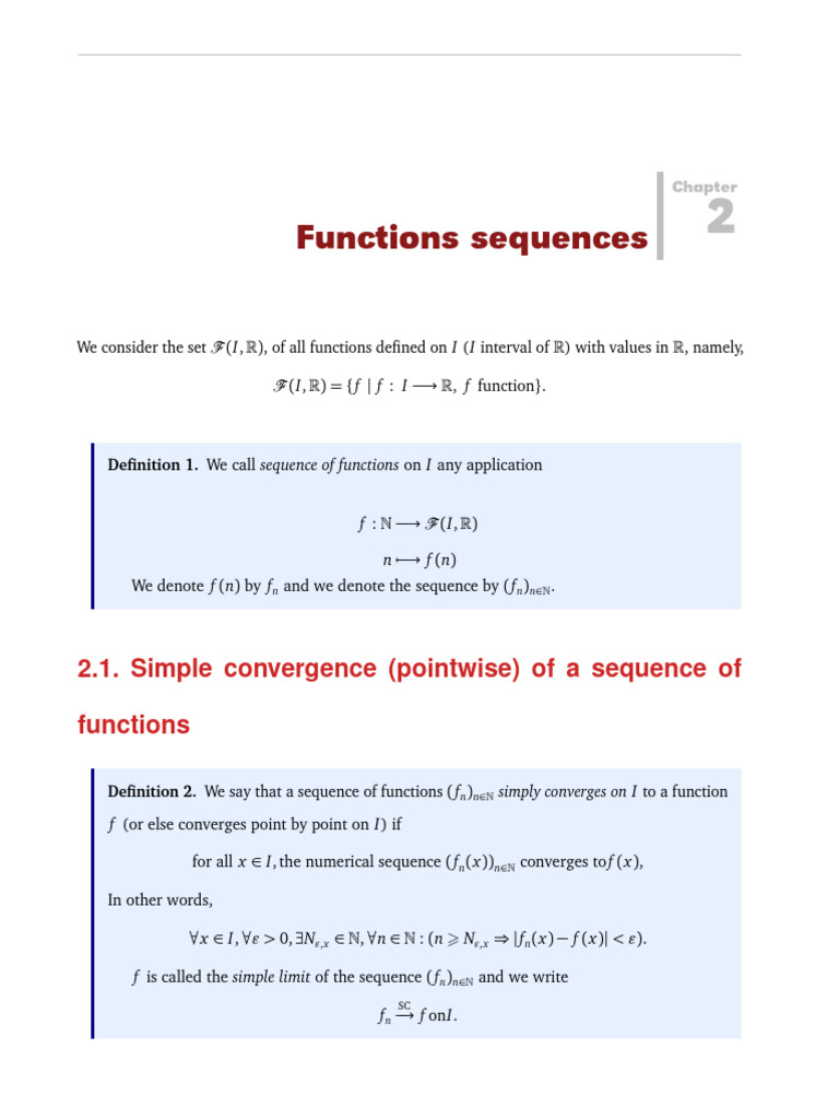 Analysis-3-Chapter-2 | PDF | Sequence | Limit (Mathematics)