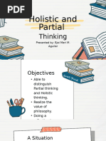 The Difference Between Holistic Thinking and Partial Thinking | PDF ...