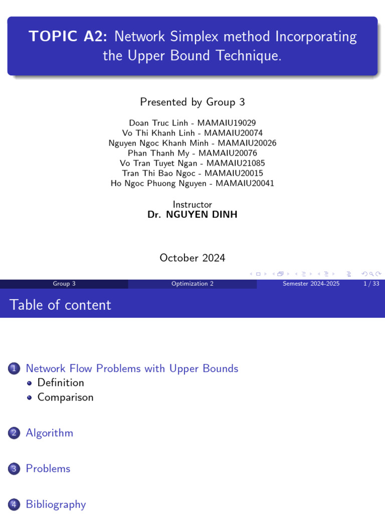 Slide - Group 3 - Optimization 2 - Upper Bound Technique | PDF | Mathematical Optimization ...