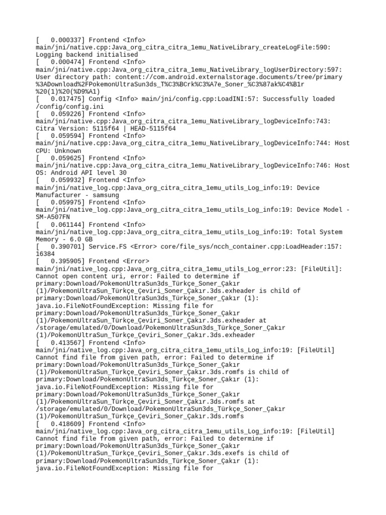 citra_log | PDF | Computing Platforms | Computer Science
