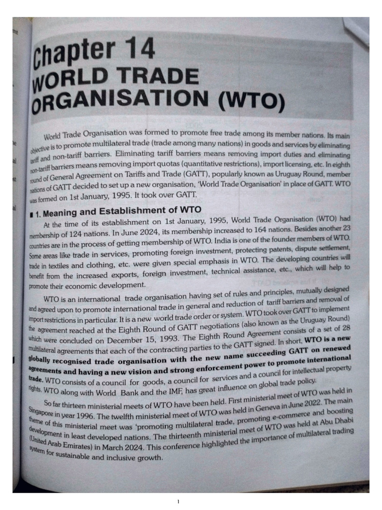 ch14 Wto | PDF