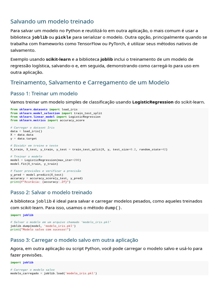 Questões de IA Salvar Modelo | PDF | Script Java | Rede mundial de computadores