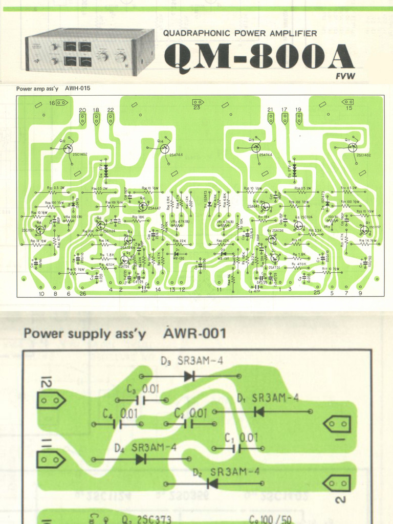 Pioneer Qm-800a SM | PDF