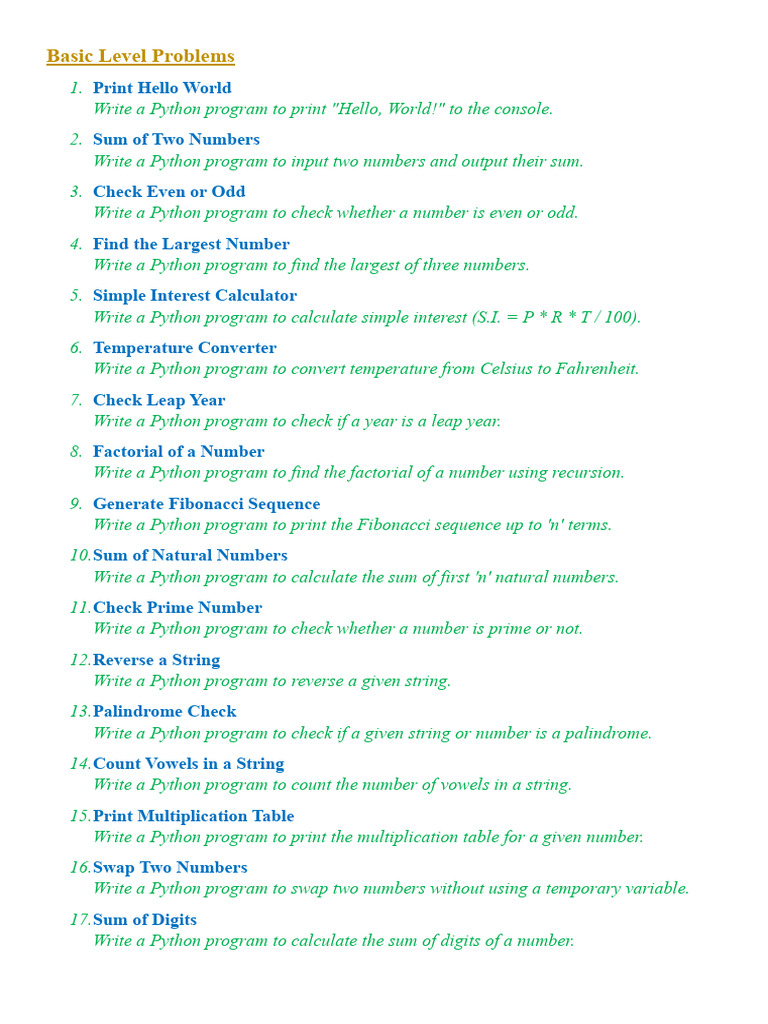 Python Problem Examples Pdf String Computer Science Theoretical Computer Science