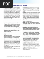 Aqa Science Gcse Command Words | PDF | Question | Knowledge