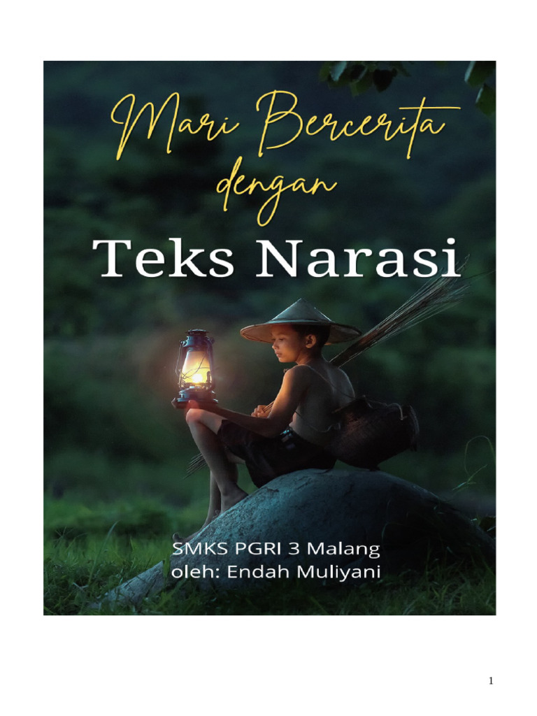 Bahan Ajar Teks Narasi | PDF