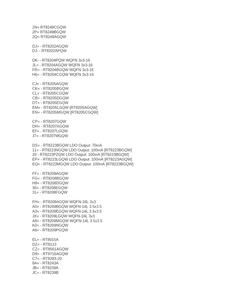 Codigos Remplazos y Compatibles | PDF | Computer Hardware | Integrated ...