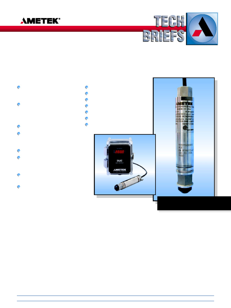 Modèle 575 submersible | PDF | Instrumentation | Electrical Engineering