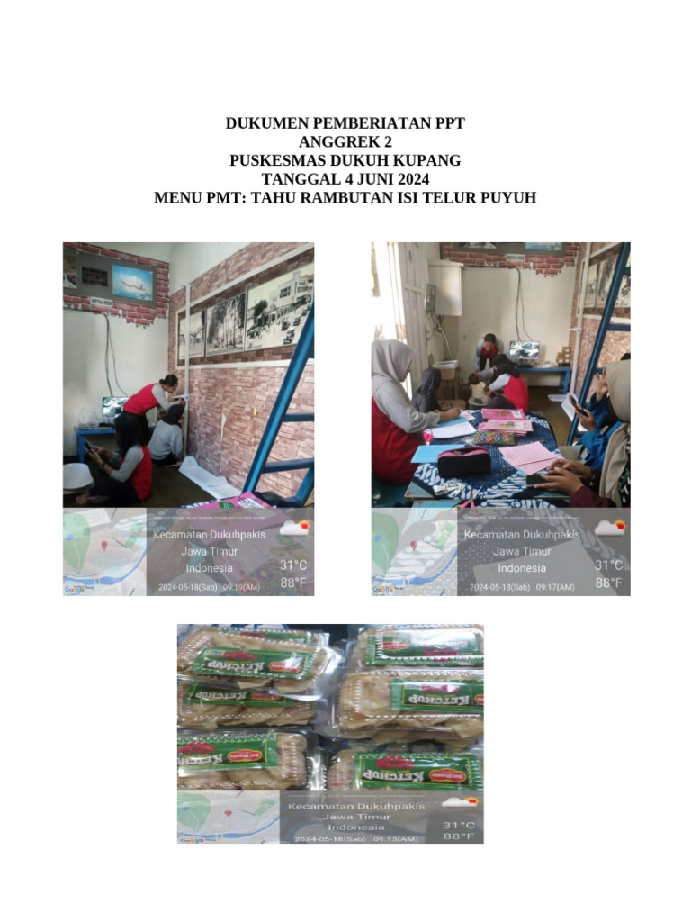 Dukumen Pemberiatan PPT RT.01 | PDF