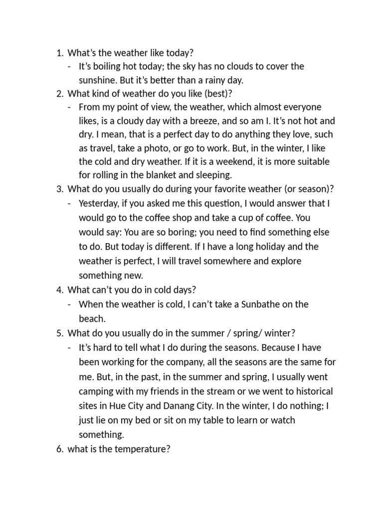 Weather Homework | PDF