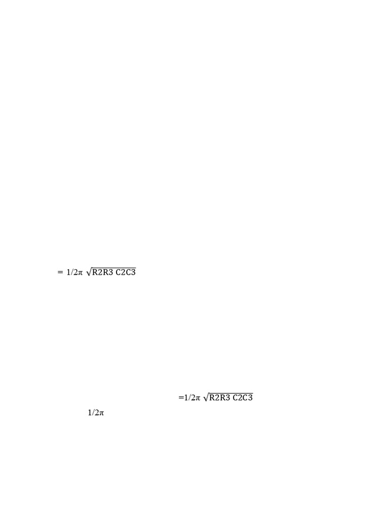 Active Filters: LPF, HPF, BPF Analysis | PDF