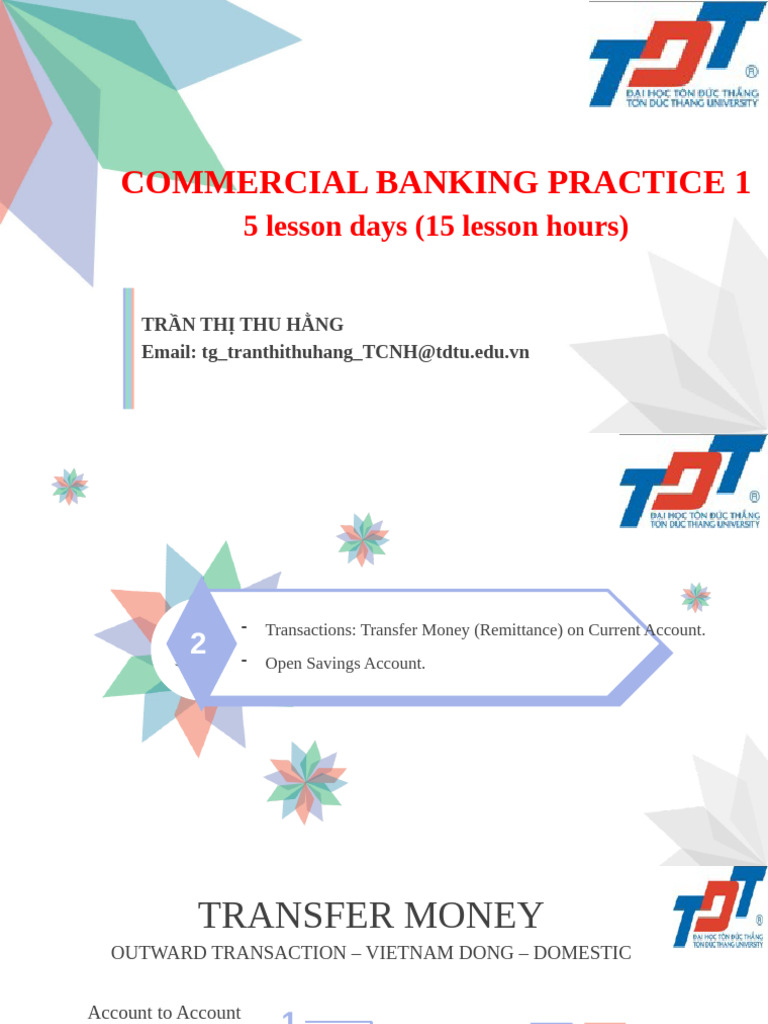 Transfer and Savings Account | PDF | Interest | Banks