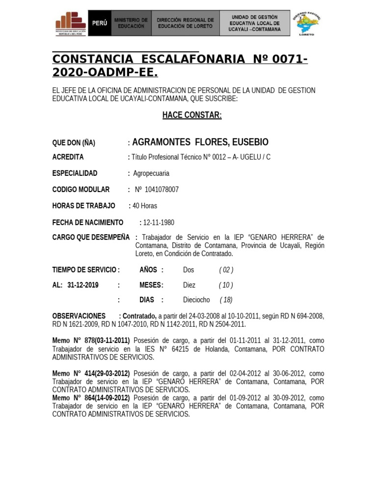 Agramonte Flores Eucebio | PDF | Finanzas y dinero