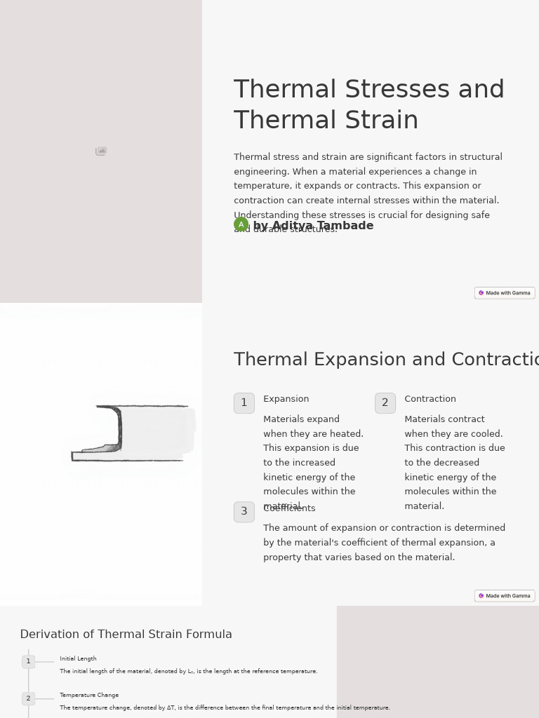Understanding Thermal Stress and Strain | PDF | Thermal Expansion ...