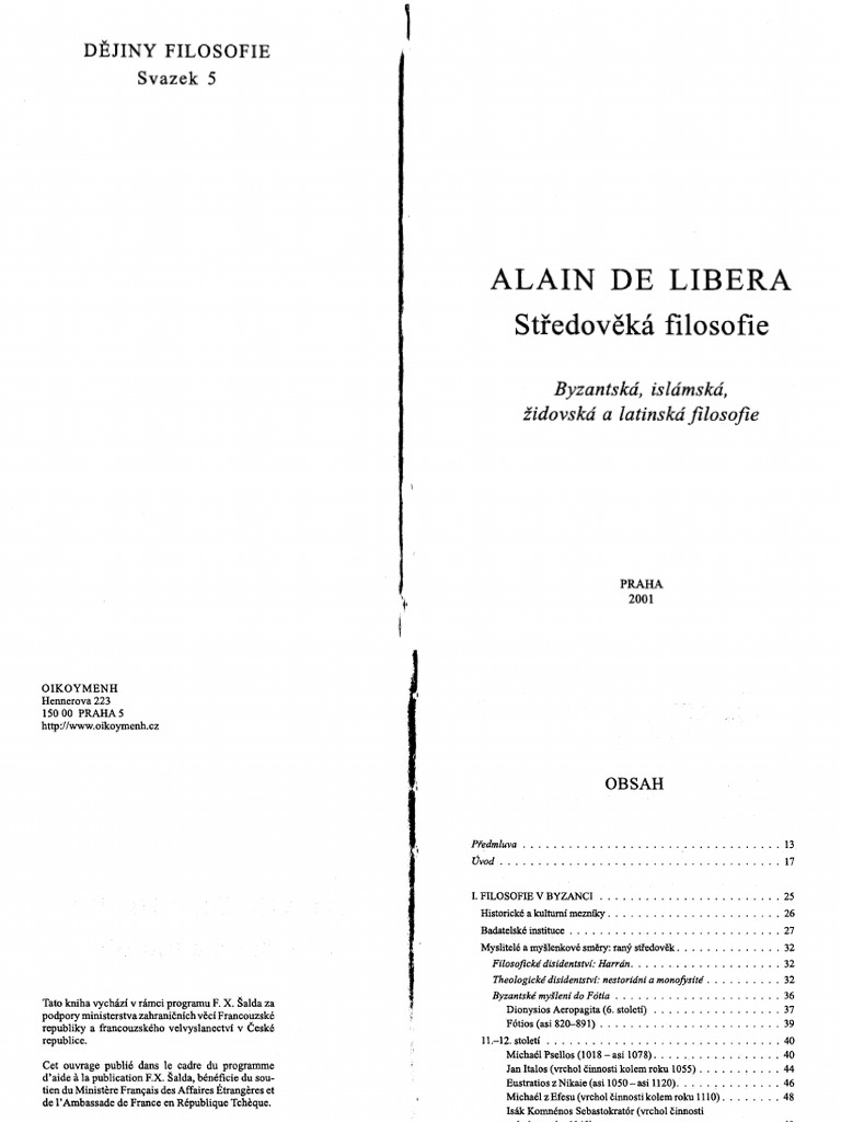 De Libera - Stredoveká Filosofie | PDF