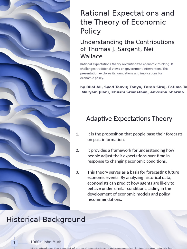 Rational Expectations and Economic Policy Final | PDF | Monetarism ...