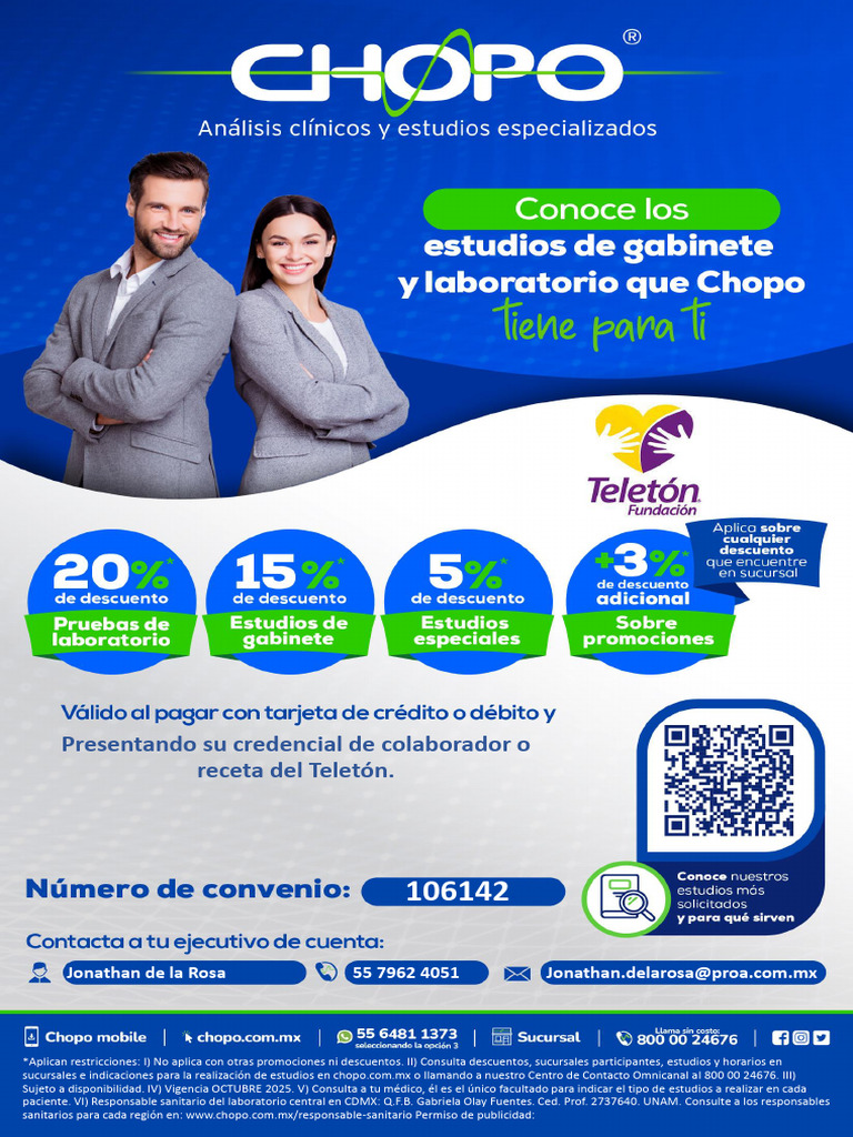 Descuentos en Estudios Médicos Chopo | PDF